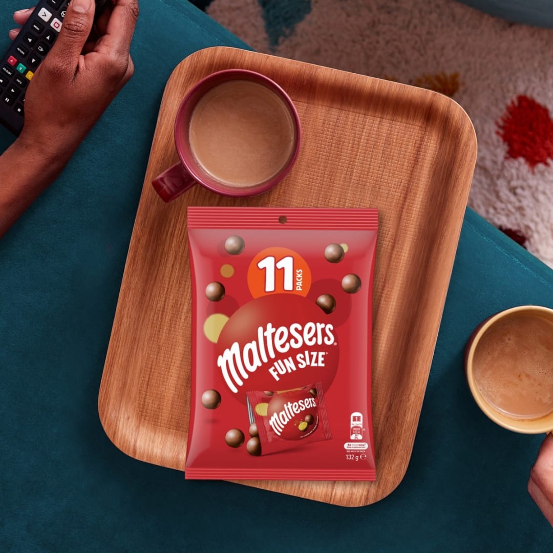 Maltesers 11 Piece Milk Chocolate Fun Size Share Pack 132g - Kmart