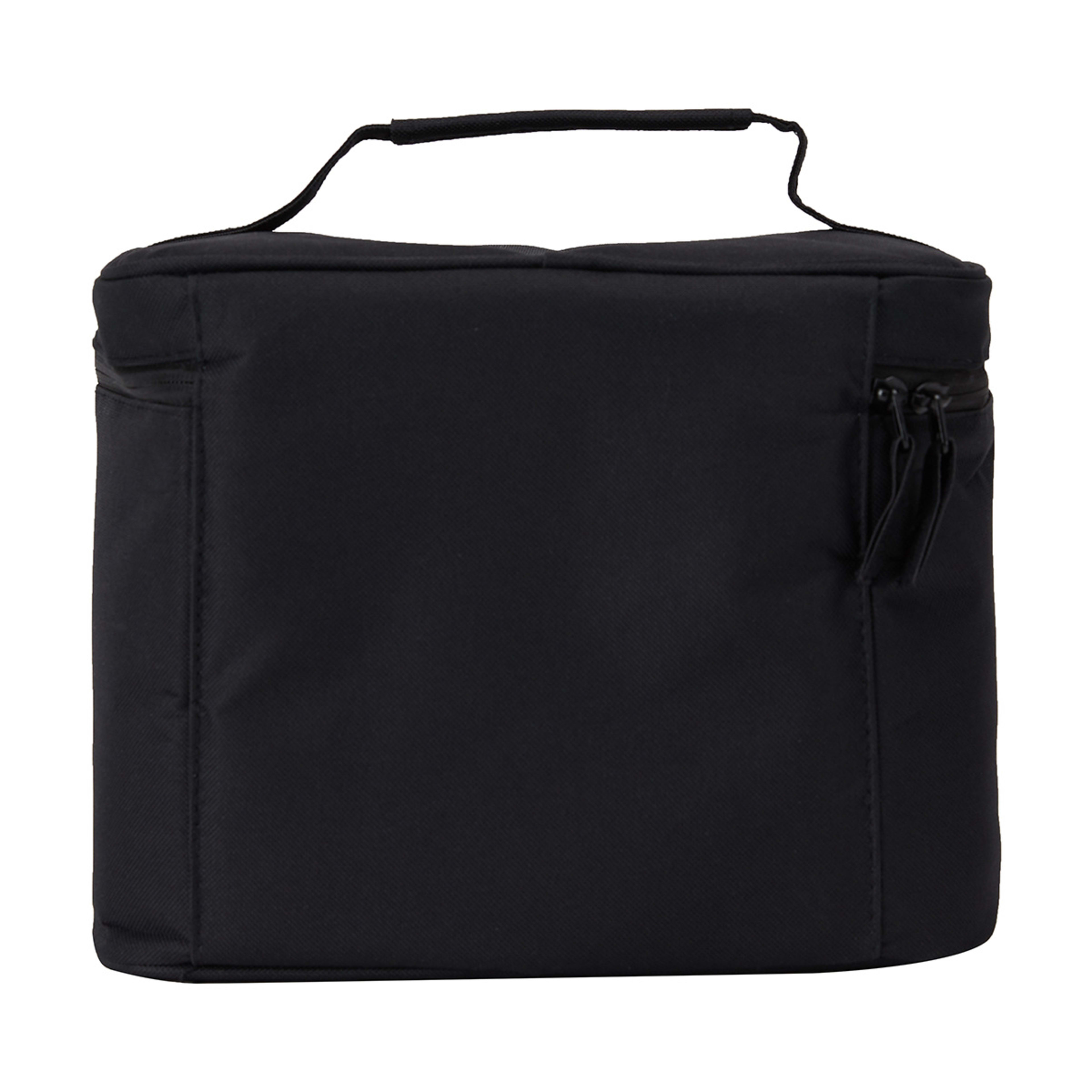 Black Insulated Soft Cold Box Lunch Bag - Kmart