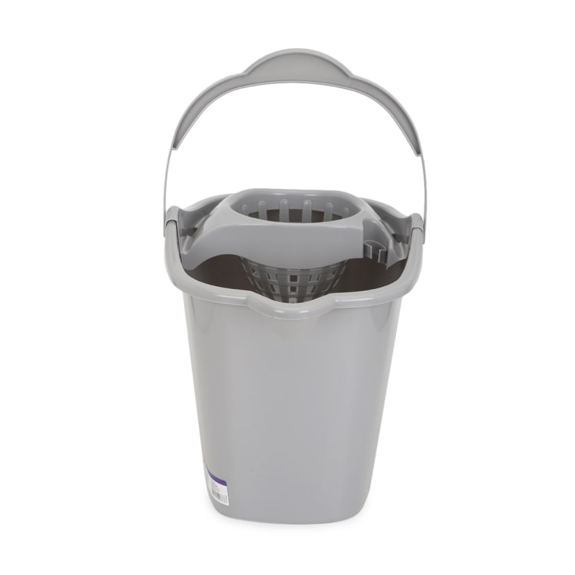15L Bucket with Wringer - Grey - Kmart