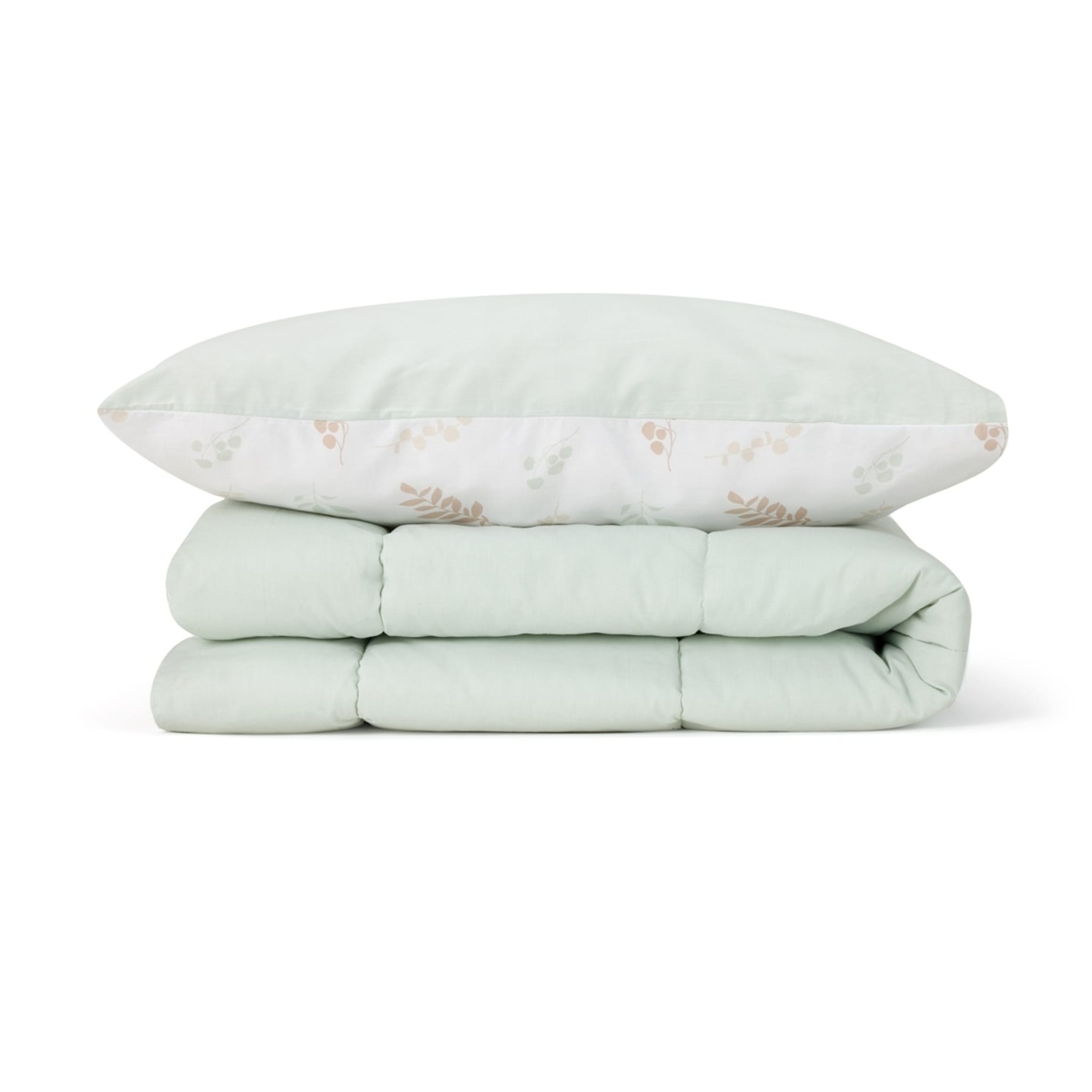 Reversible Cotton Cover Cot Comforter Set - Autumn - Kmart