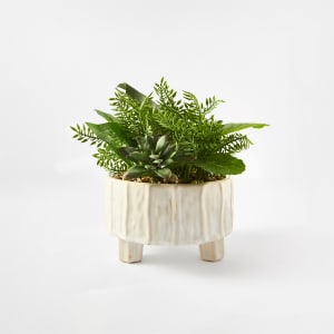 Artificial Mixed Foliage in Pot - Kmart