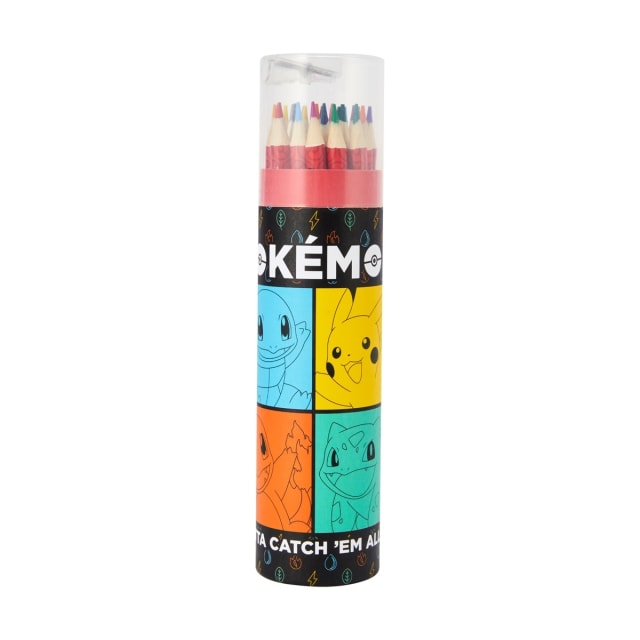 24 Pack Pokemon Pencil Cylinder - Kmart