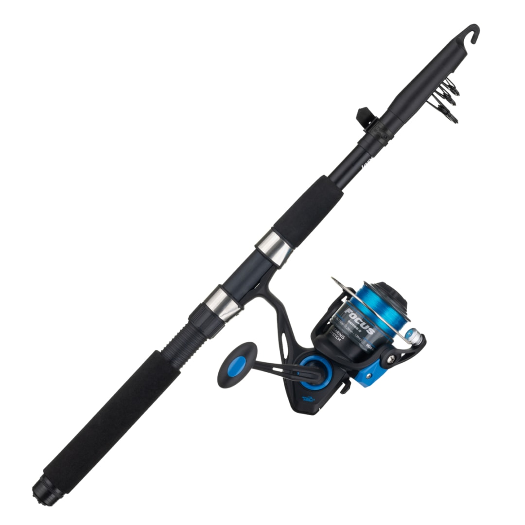 Jarvis Walker Focus Series 2 Spin Telescopic Combo - 6ft., Black - Kmart