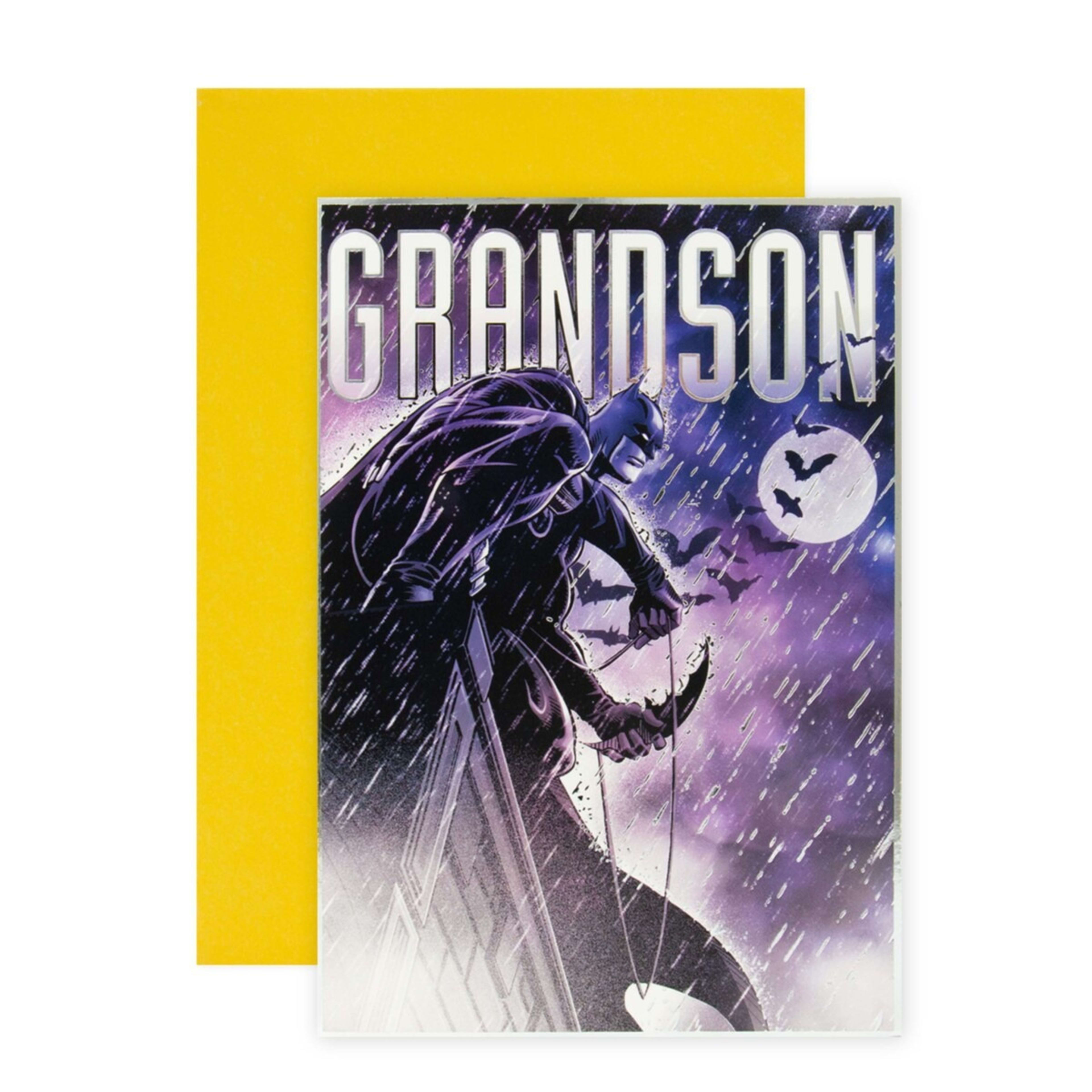 Connections from Hallmark DC Comics Batman Birthday Card for Grandson ...