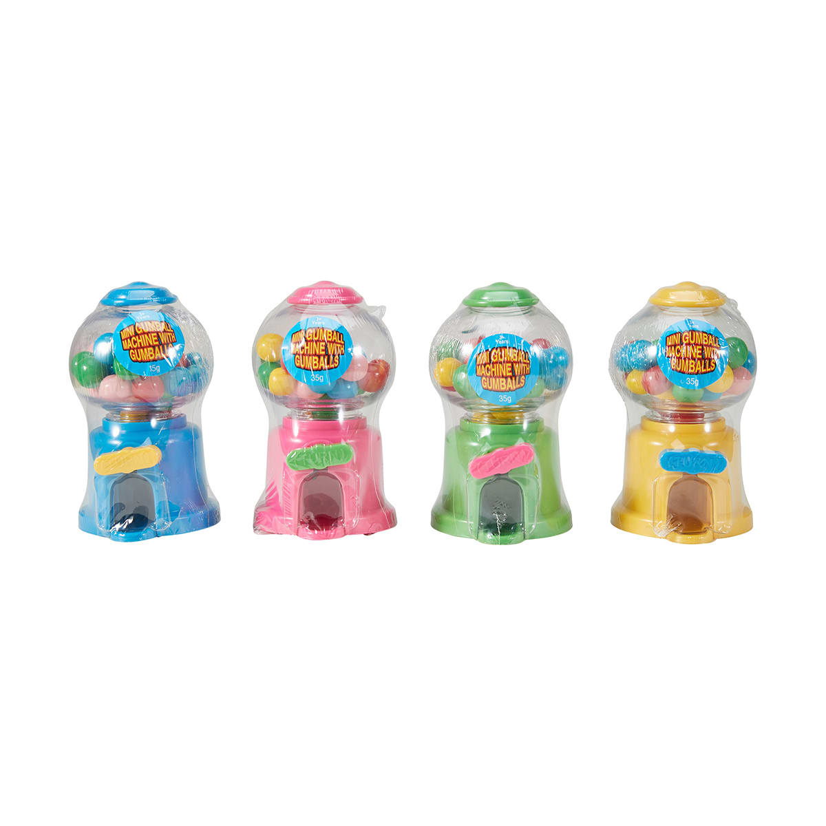 Mini Gumball Machine With Gumballs 35g - Assorted - Kmart