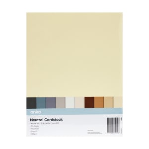50 Sheets Cardstock - Neutral - Kmart
