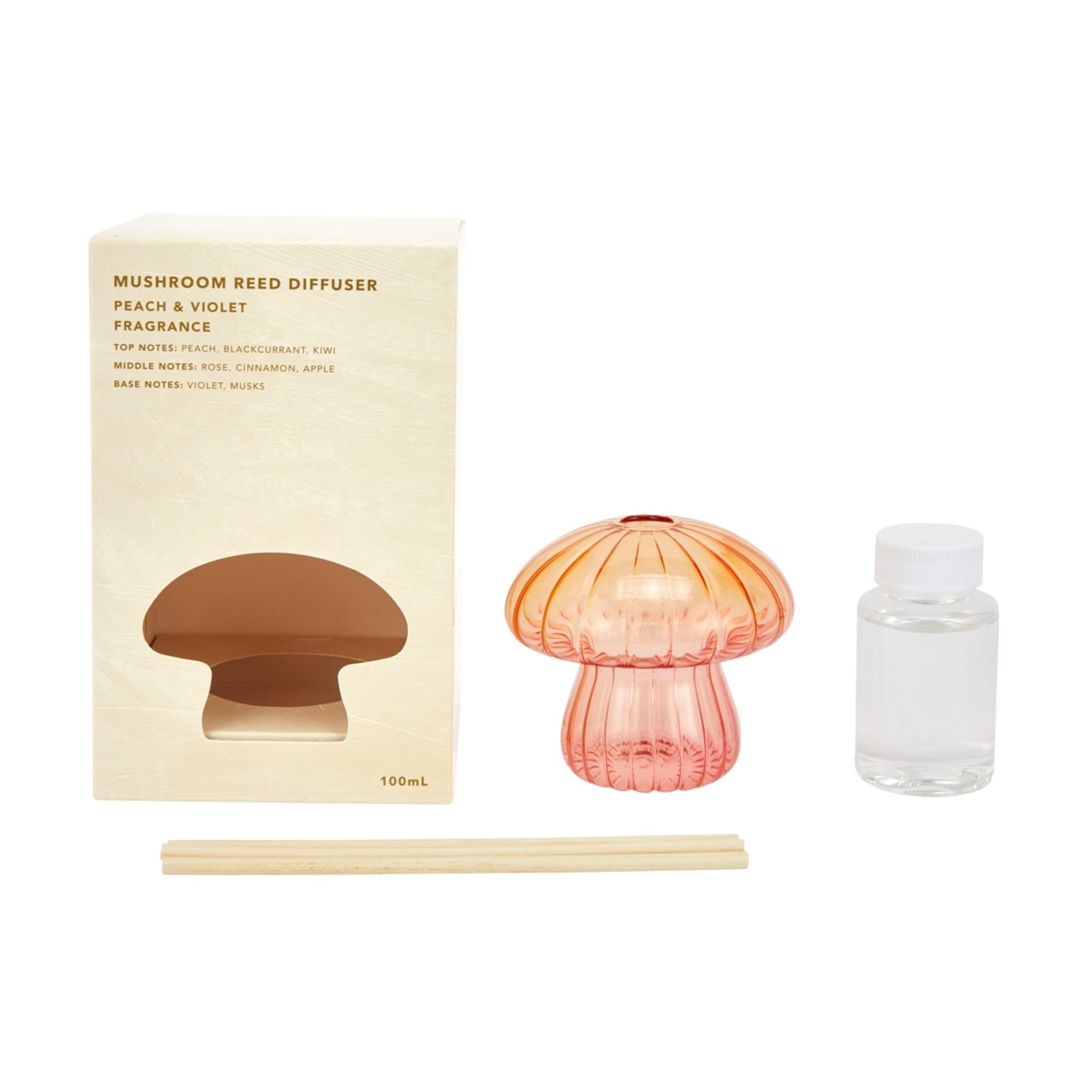Mushroom Reed Diffuser 100ml - Kmart