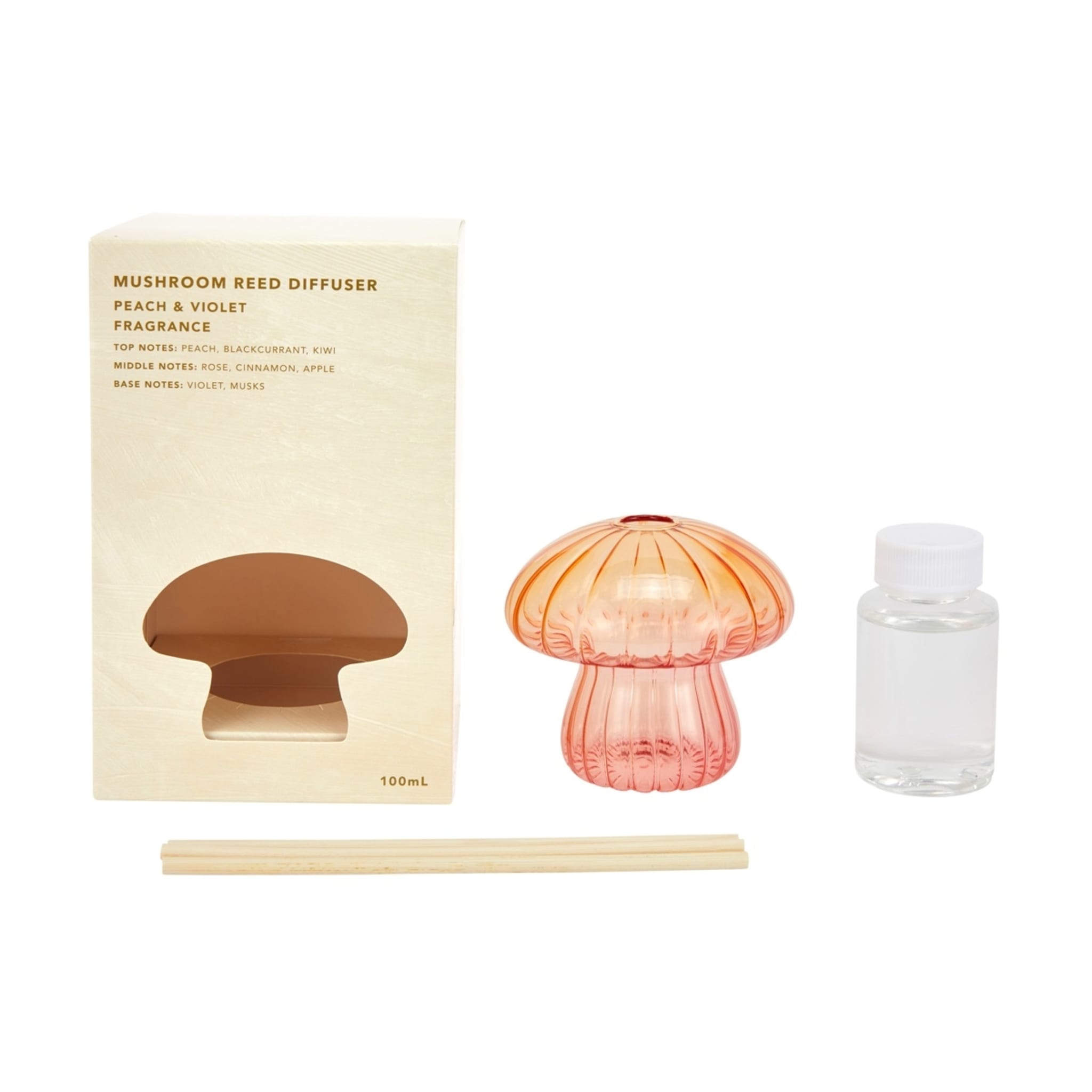 Mushroom Reed Diffuser 100ml - Kmart
