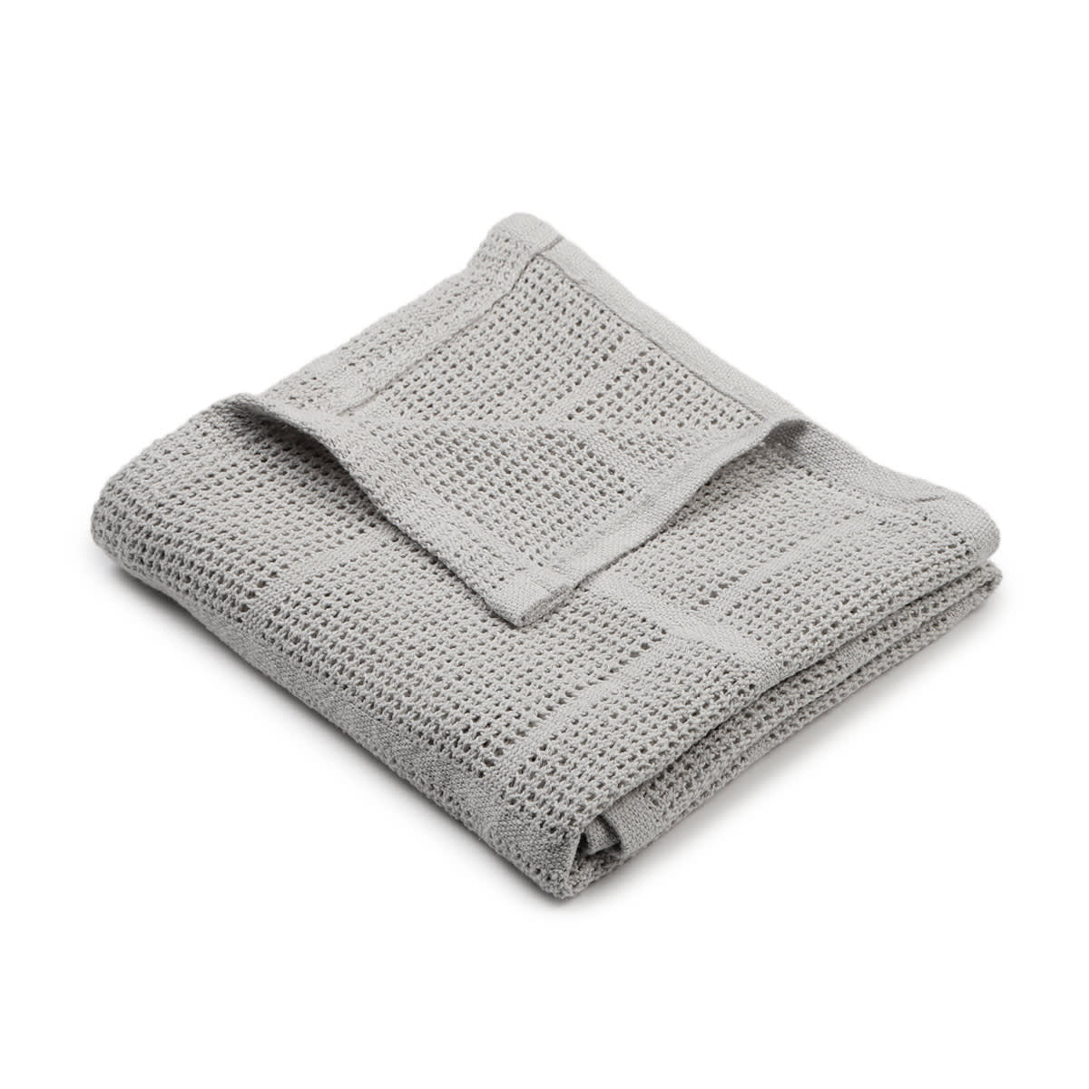 Lightweight Cotton Blanket - Grey - Kmart