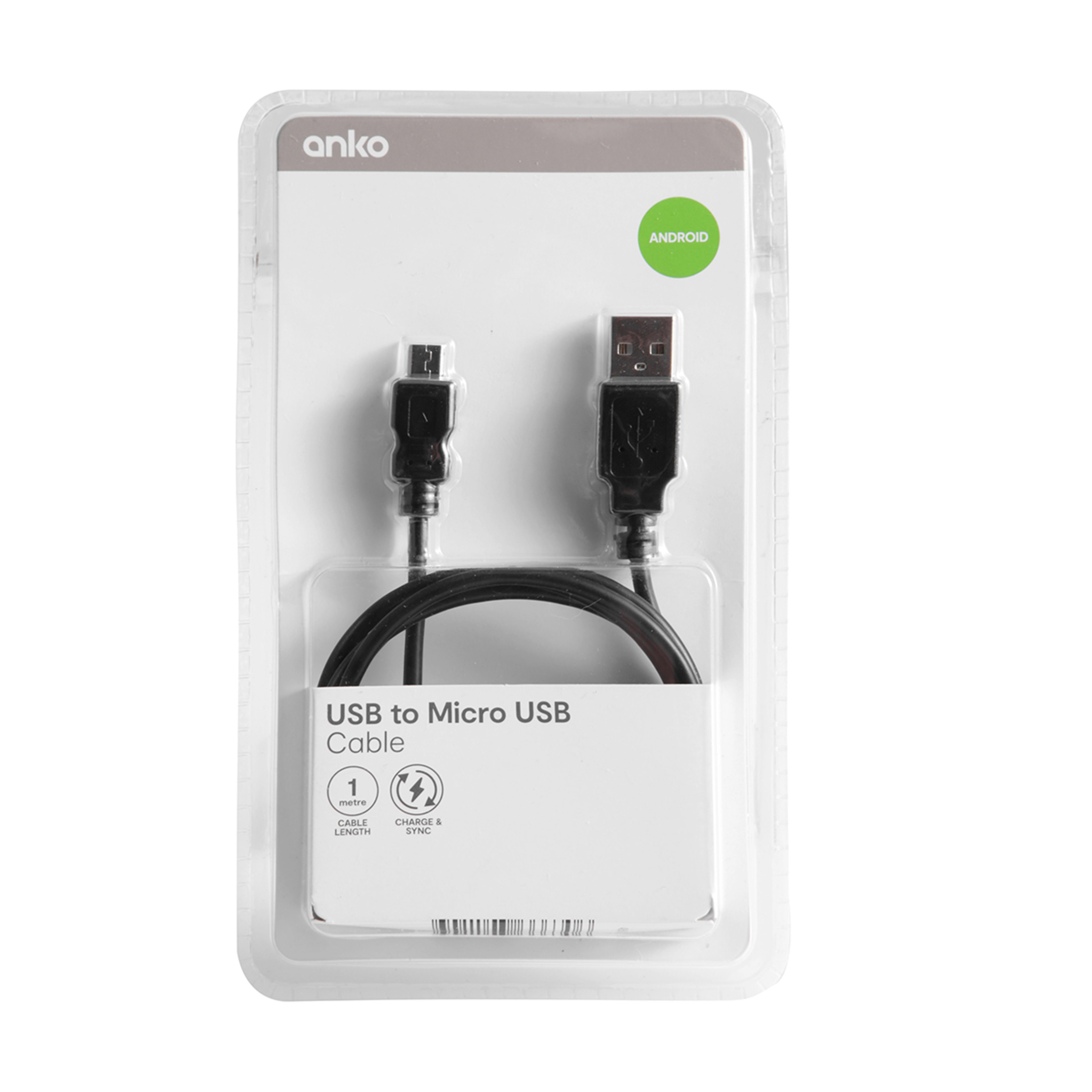 Micro USB Cable - 1m - Kmart
