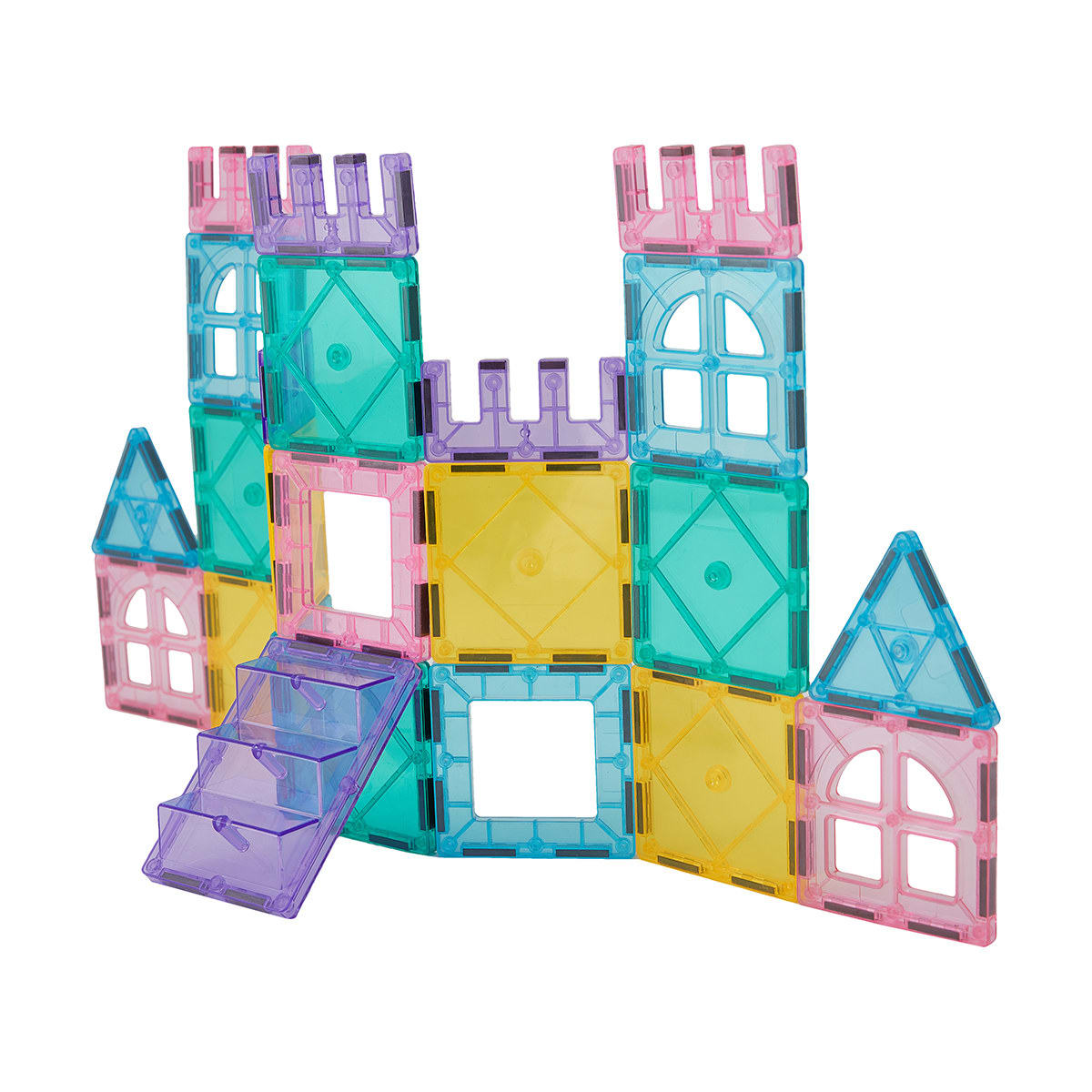 23 Piece Magnetic Castle Set - Kmart