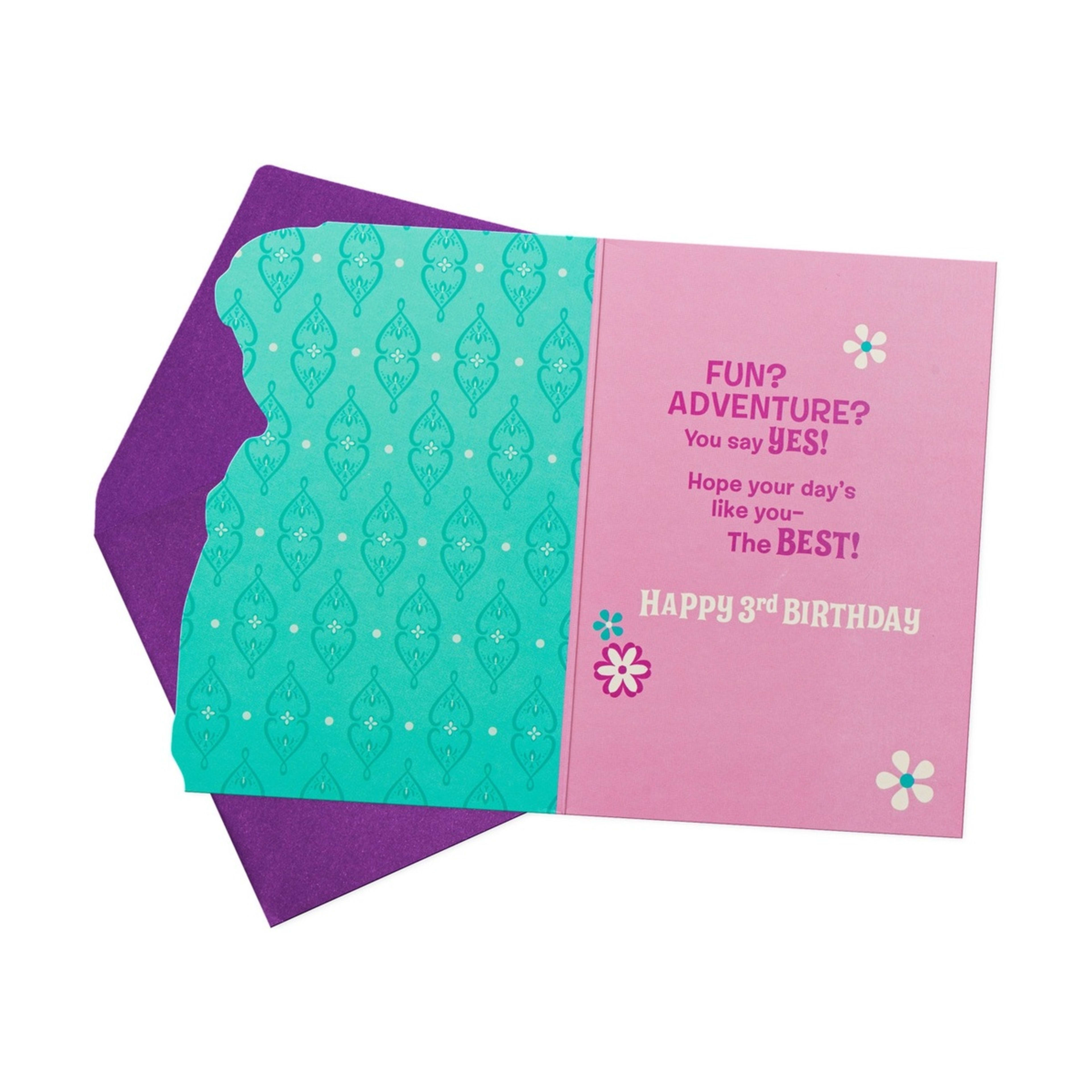Hallmark Disney Frozen Elsa Birthday Card - Age 3 - Kmart