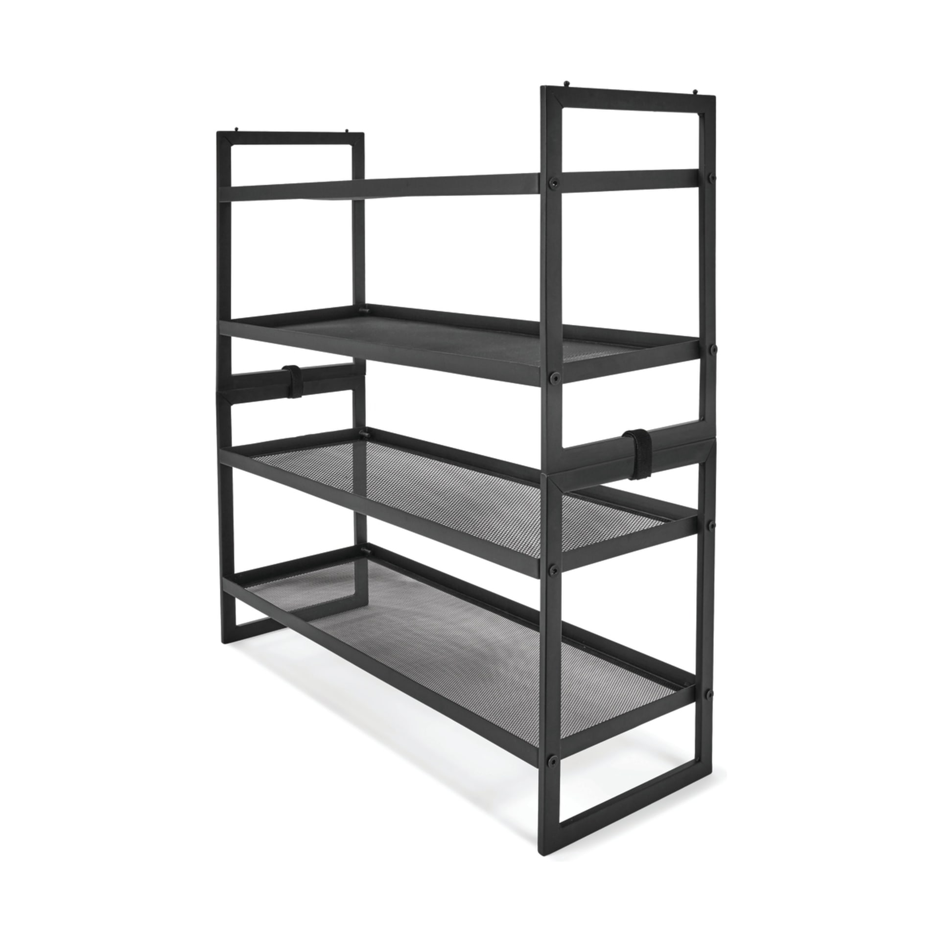 2 Tier Metal Stackable Mesh Shoe Rack - Kmart