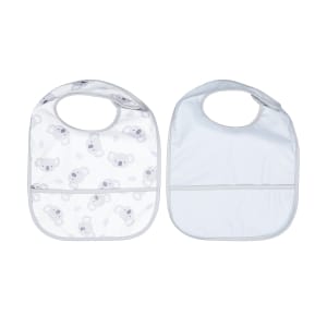 2 Pack Food Catching Bibs - Koala - Kmart