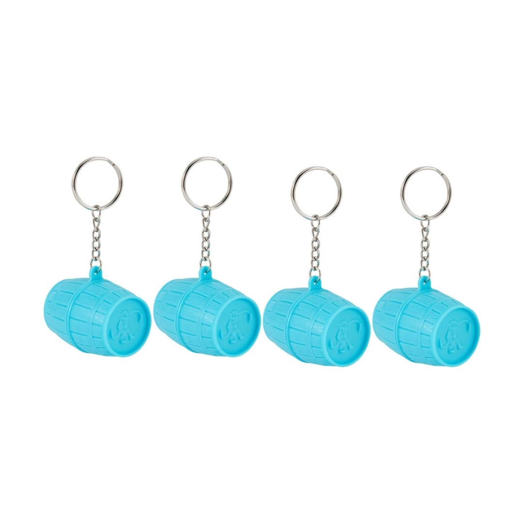 4 Piece Monkey in a Barrel Keychains - Kmart