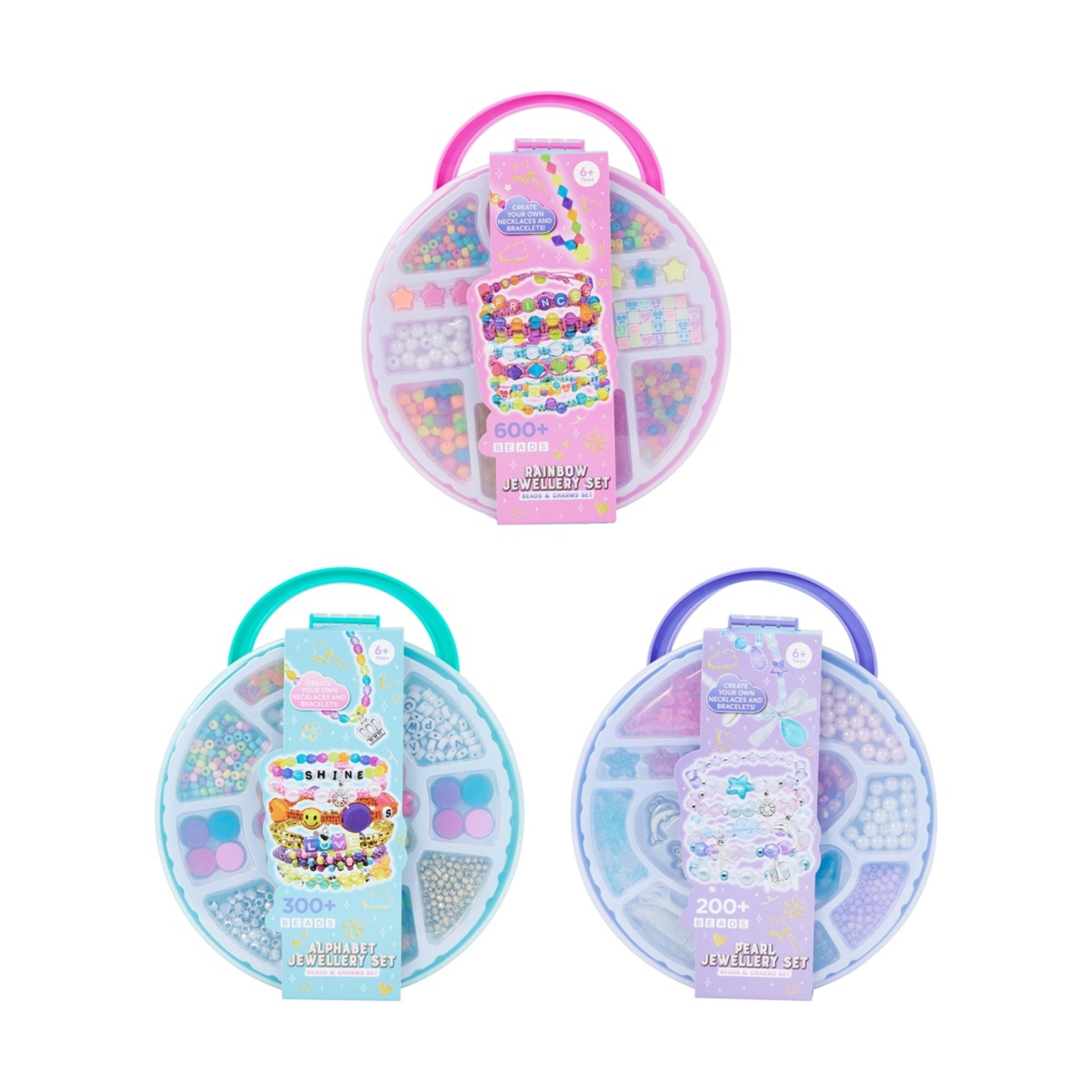 Beads and Charms Jewellery Set - Assorted - Kmart