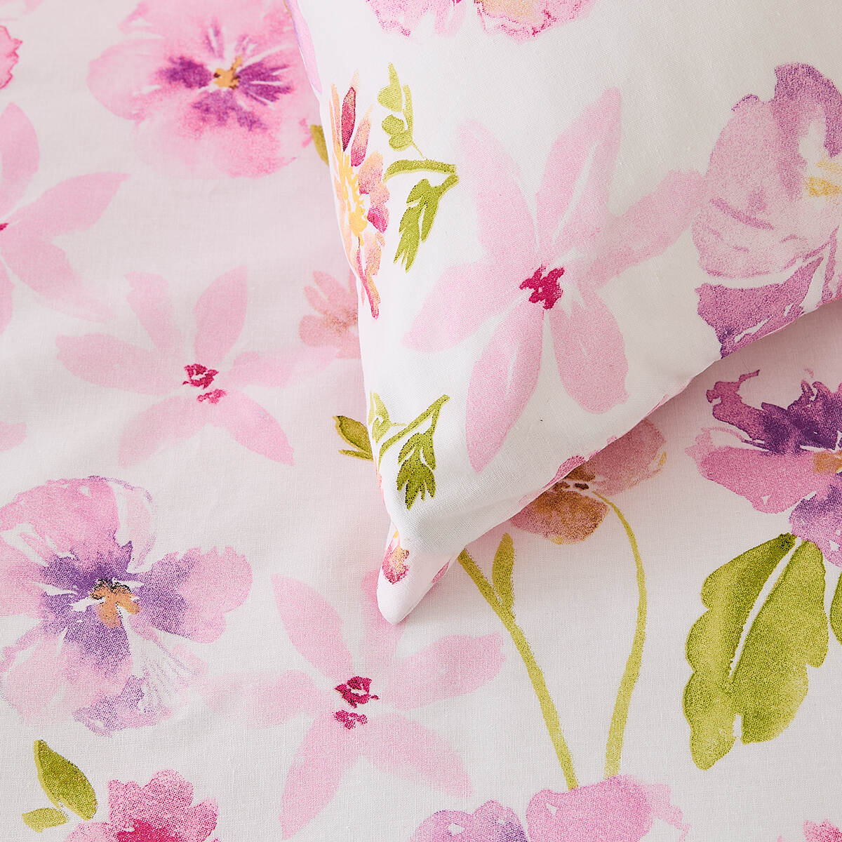 Fawn Cotton Rich Reversible Quilt Cover Set - Single Bed - Kmart