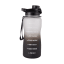 2.1L Black Ombre Daily Intake Flip Lid Drink Bottle - Kmart