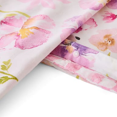 Fawn Cotton Rich Reversible Quilt Cover Set - Single Bed - Kmart