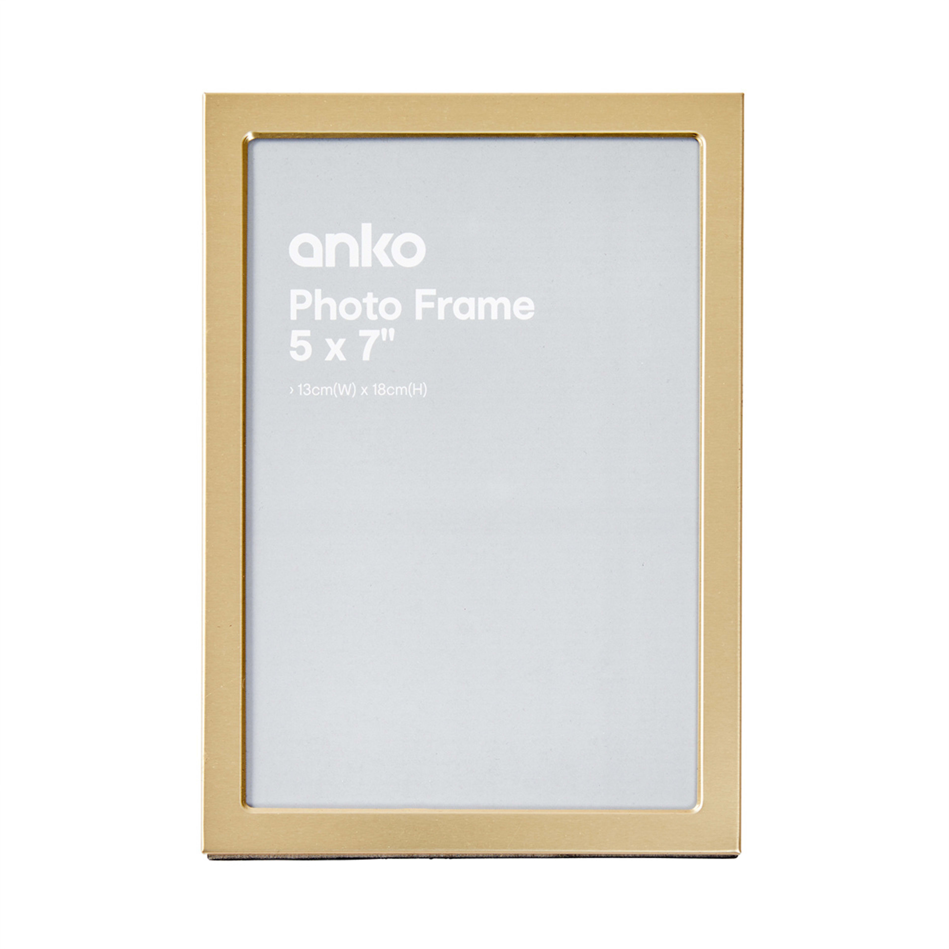 Photo Frame 5in. x 7in. - Matte Gold Look - Kmart NZ