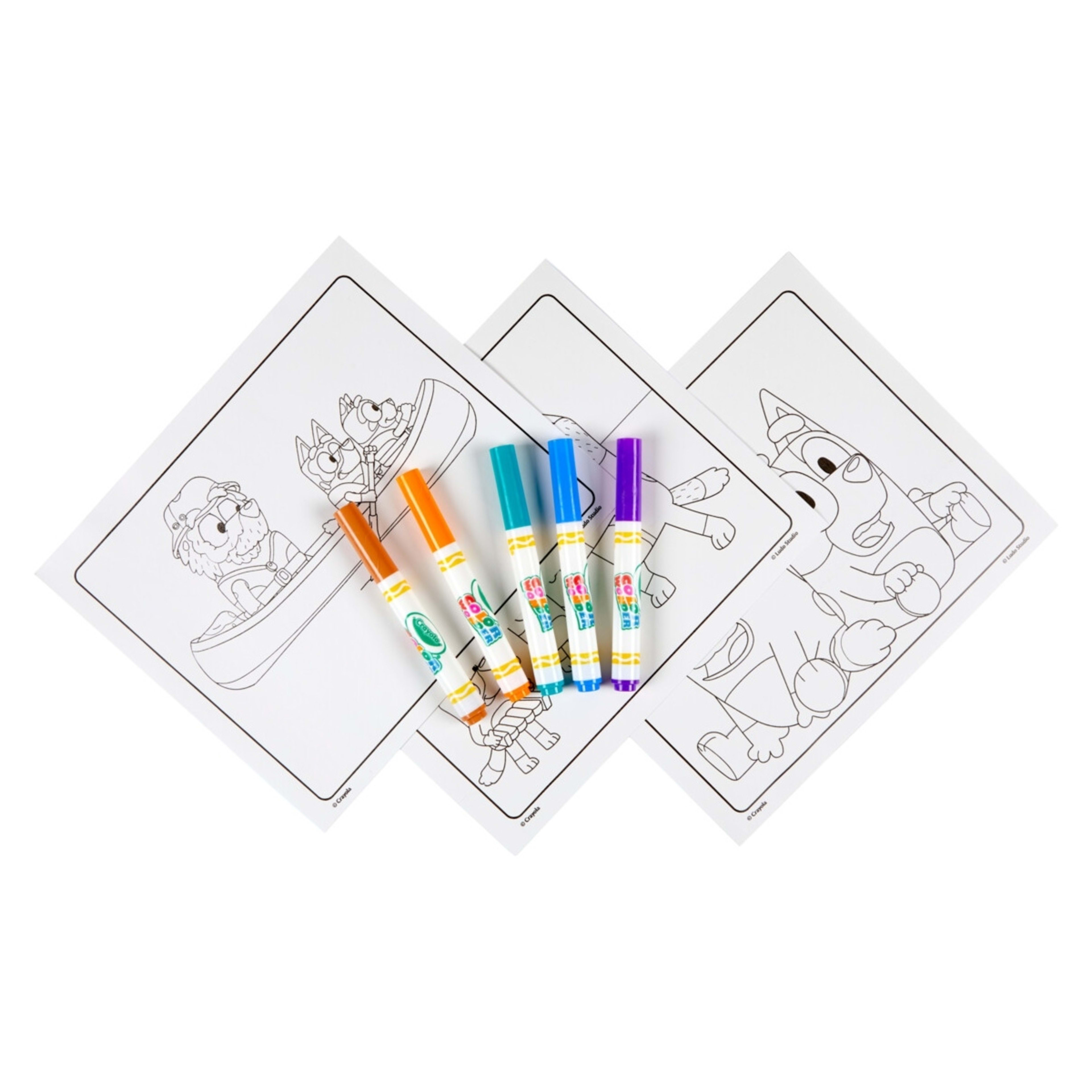 Crayola Color Wonder Bluey Mess-Free Colouring Kit - Kmart