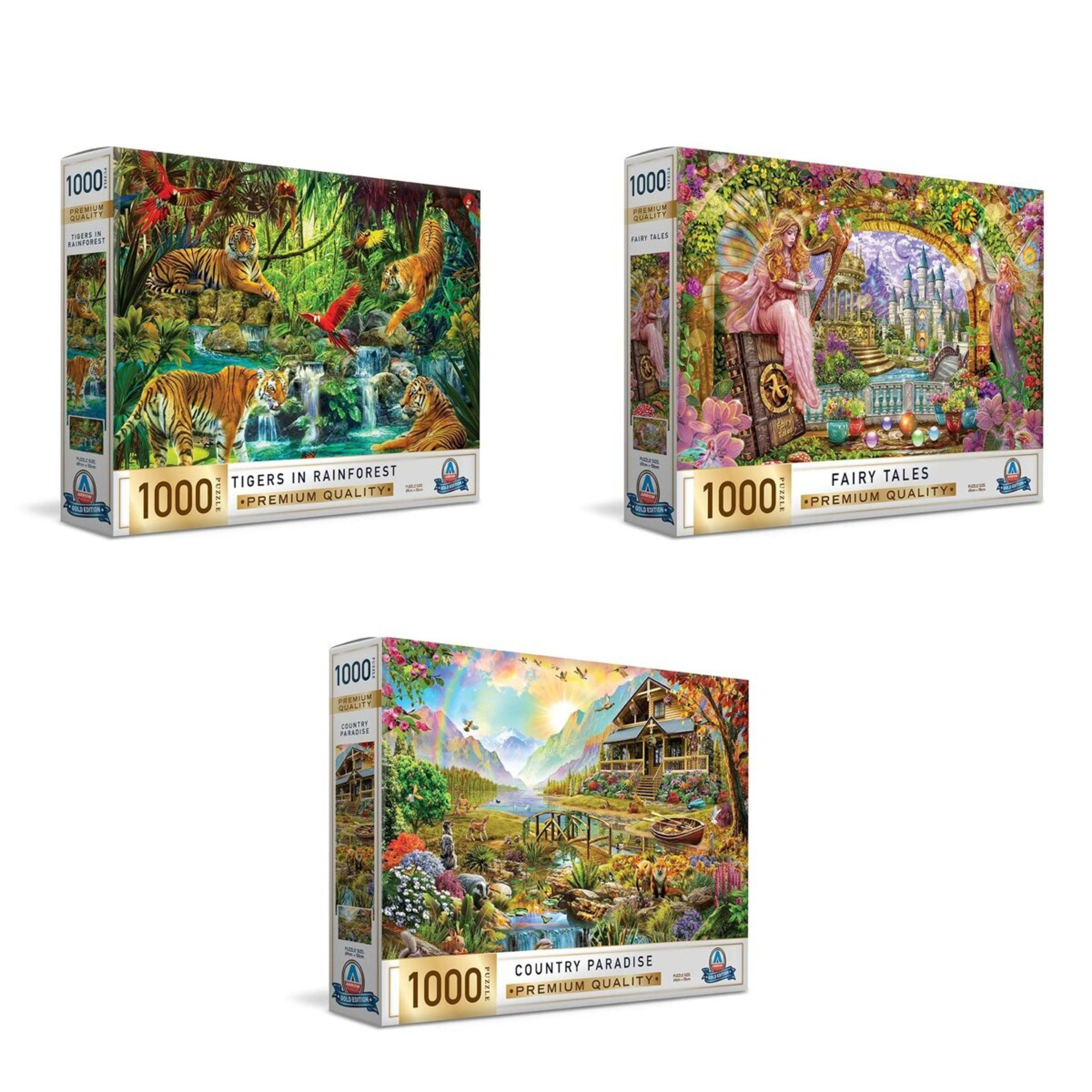 1000 Piece Arrow Gold Puzzle - Assorted - Kmart