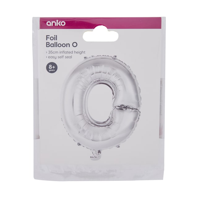 Foil Balloon - Letter O - Kmart