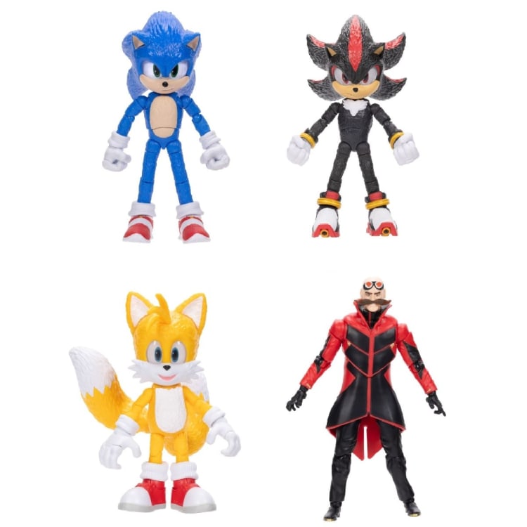 13cm Sonic The Hedgehog 3 Movie Action Figure - Assorted - Kmart