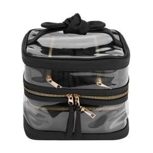 OXX Cosmetics 4 Piece Makeup Bag Set - Black - Kmart NZ