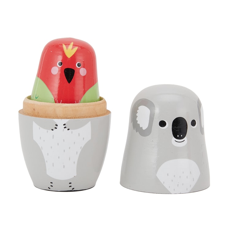 4 Piece Nesting Animals - Kmart