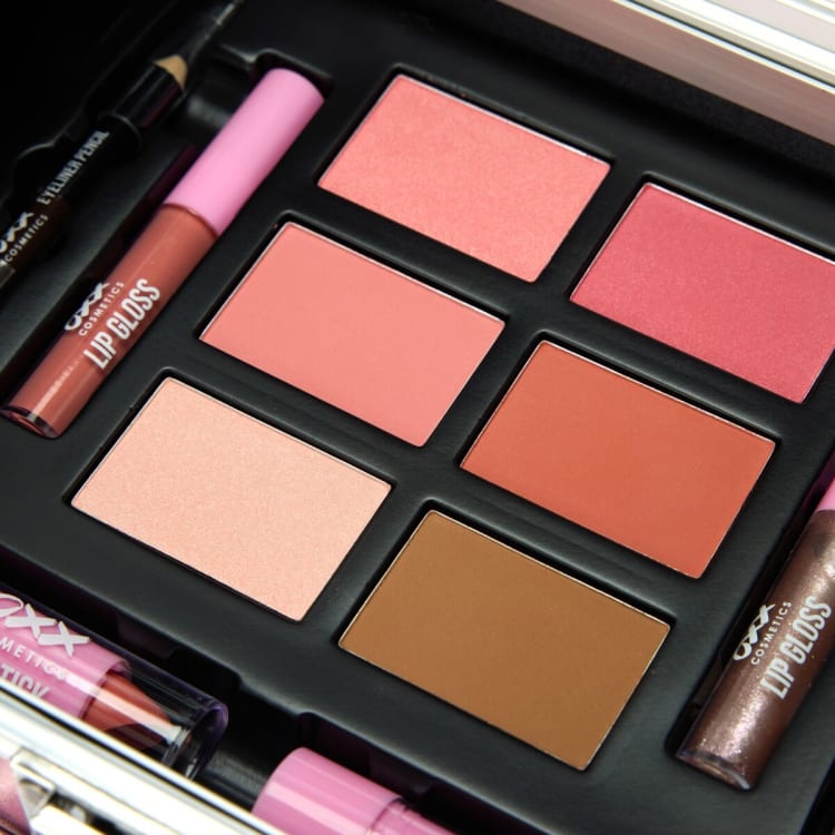OXX Cosmetics 51 Piece Beauty Train Case - Glow Up! - Kmart NZ