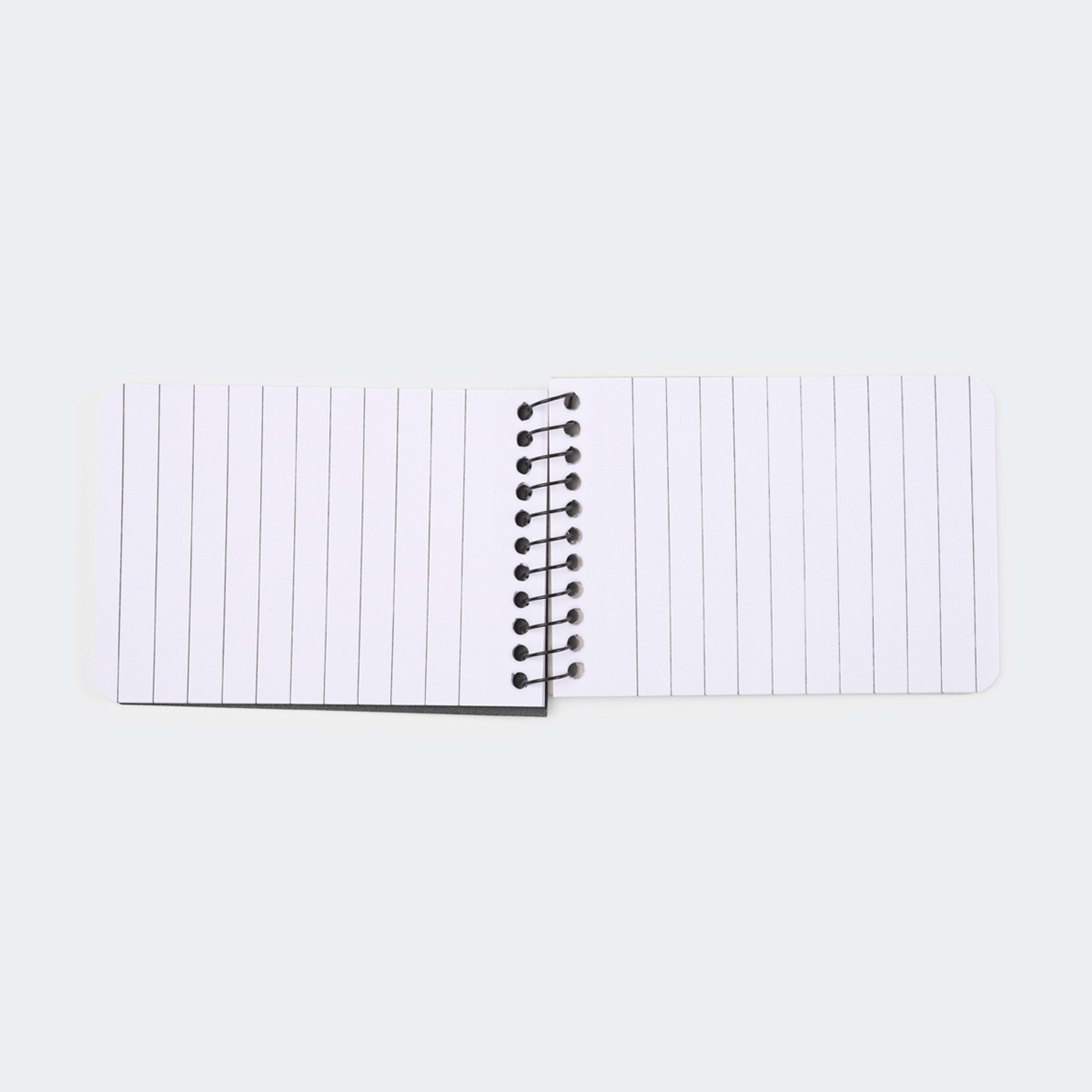 4 Pack A7 Notepad - Black - Kmart
