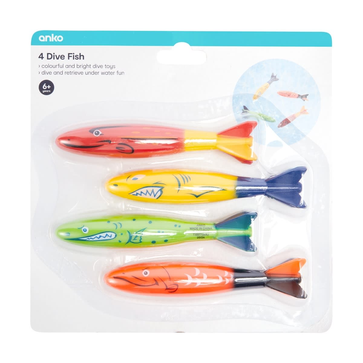 4 Pack Dive Fish - Kmart