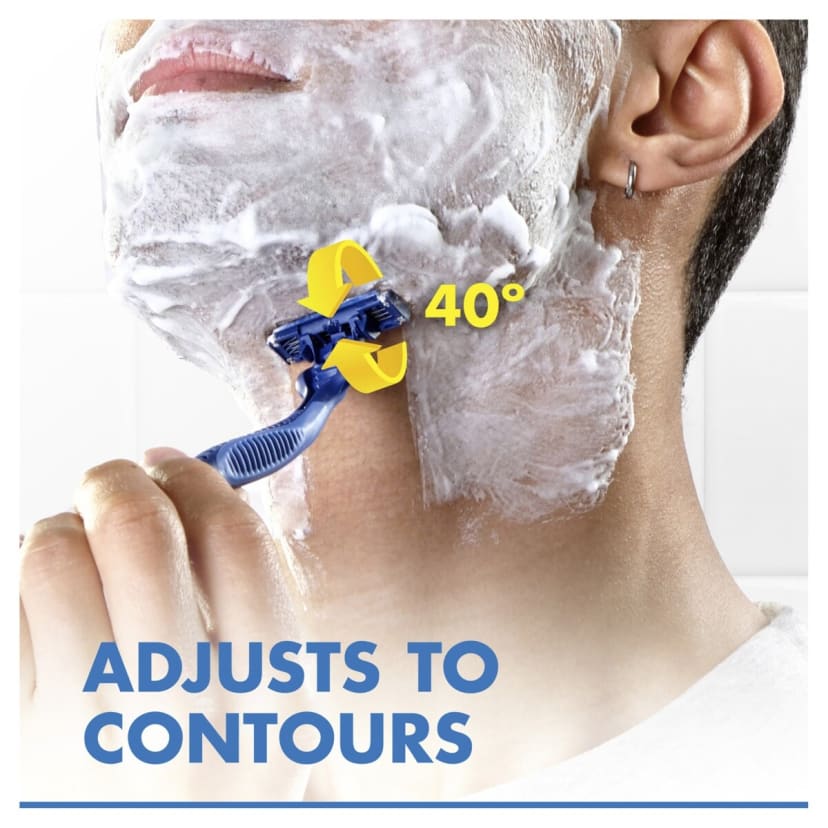 8 Pack Gillette Sensor 3 Comfort Disposable Razors - Kmart