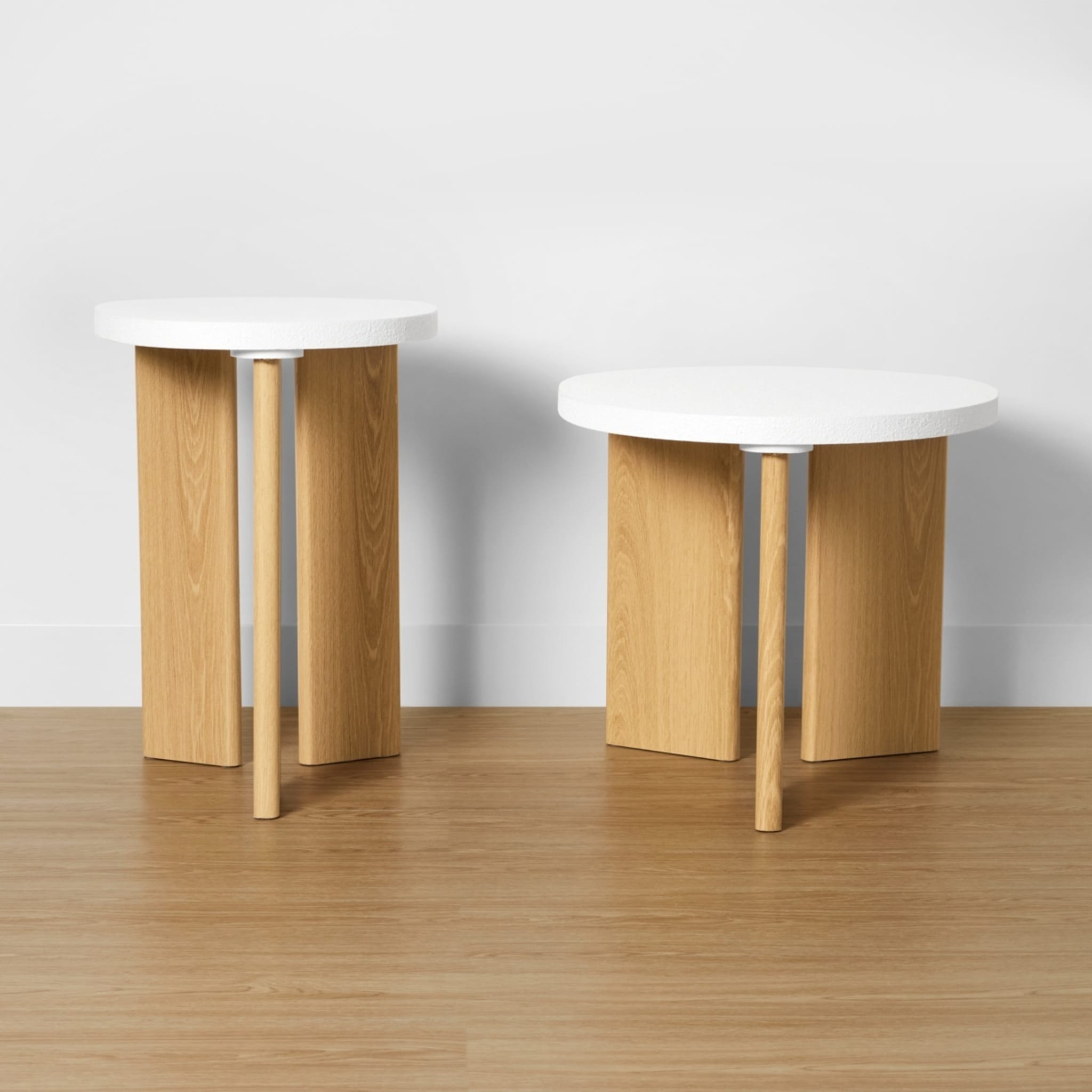 Set of 2 Textured Coffee Tables - Kmart