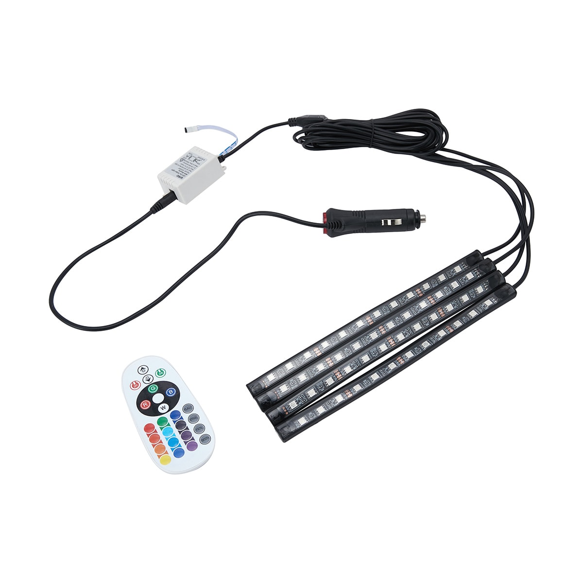 4 Pack LED Strip Car Light - Kmart
