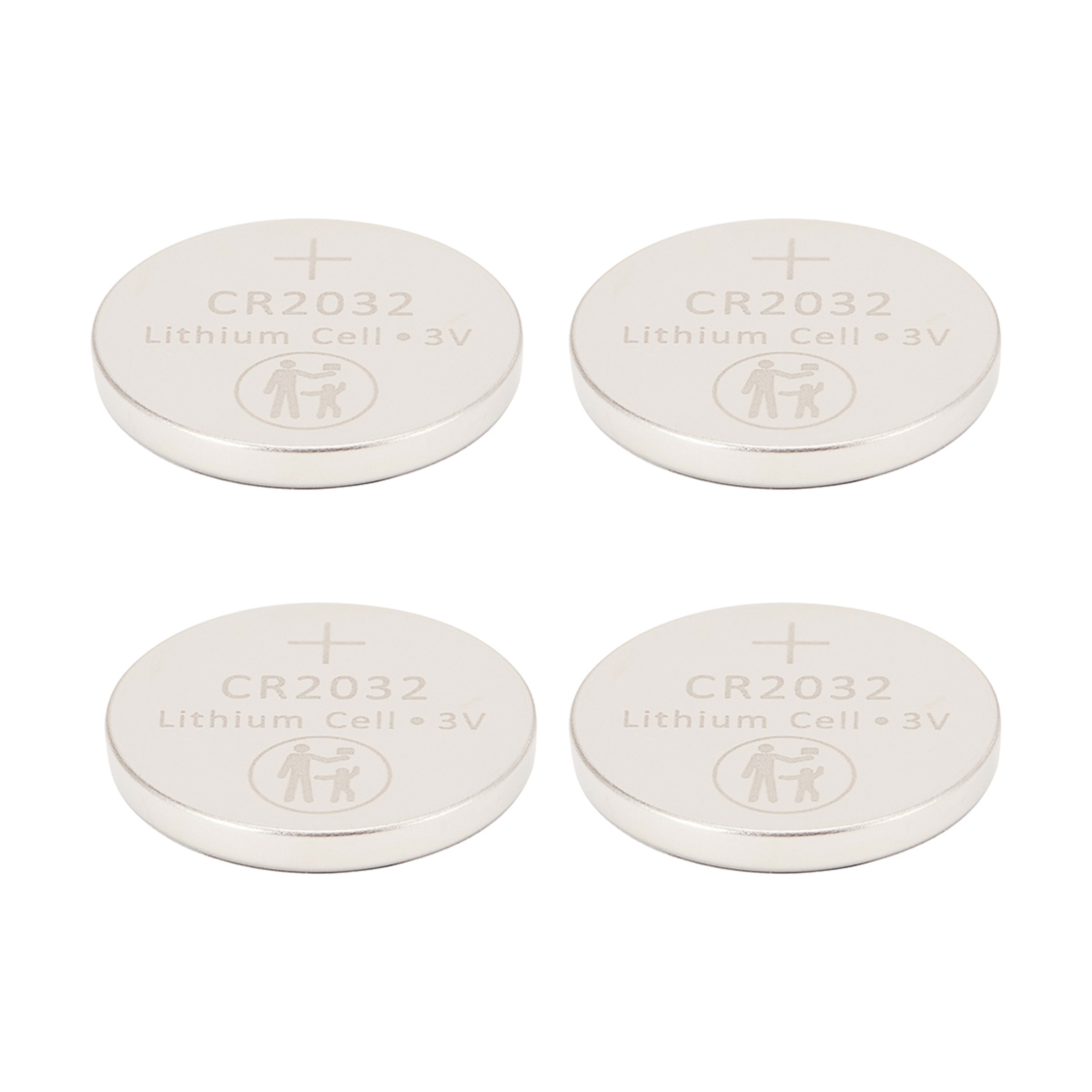 4 Pack Button Cell Batteries - CR2032 - Kmart