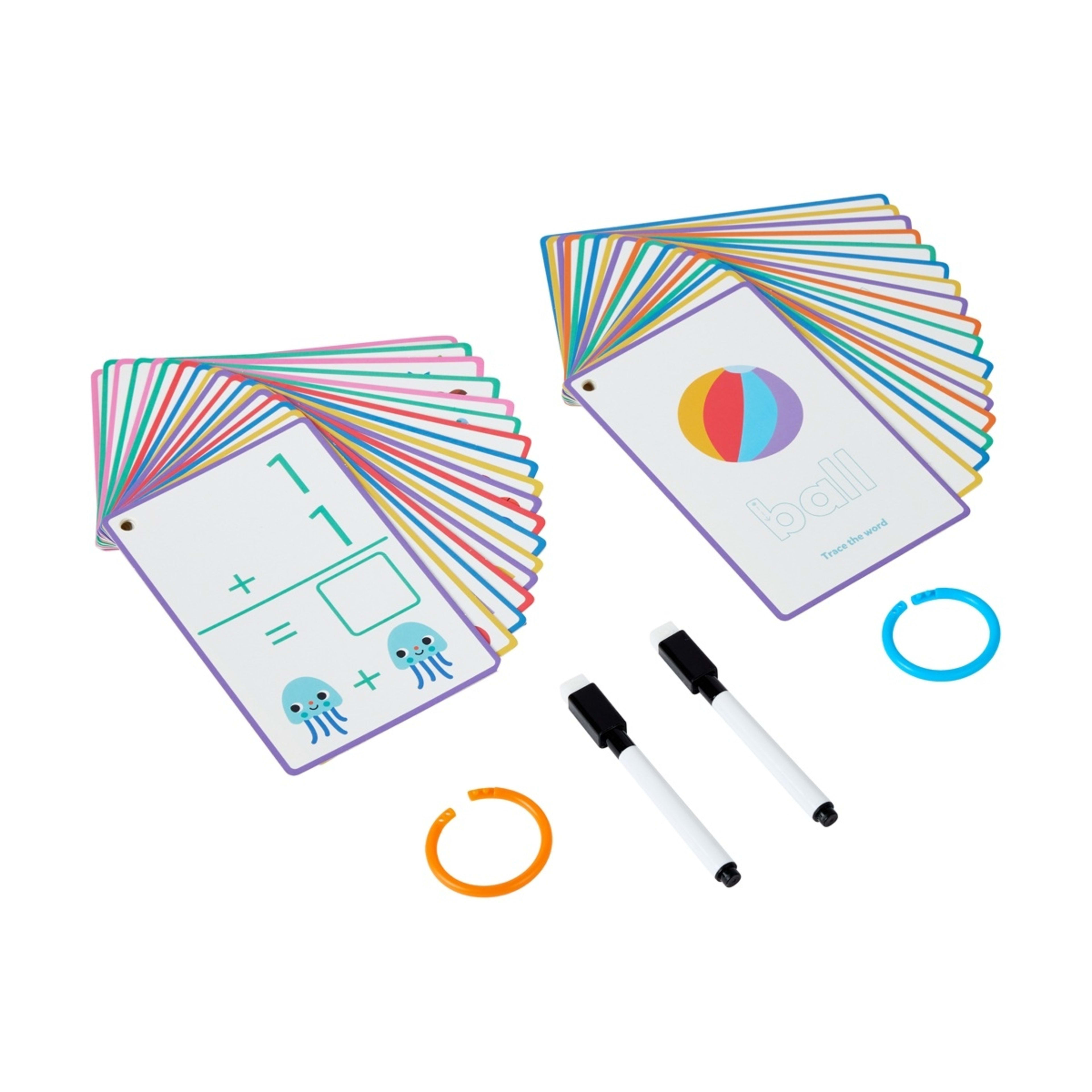 Wipe-Clean Flash Cards - Assorted - Kmart