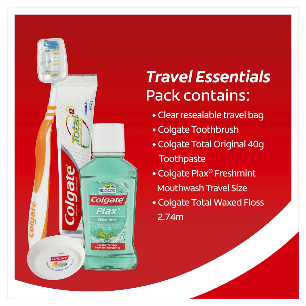 Colgate Travel Essentials Pack - Kmart