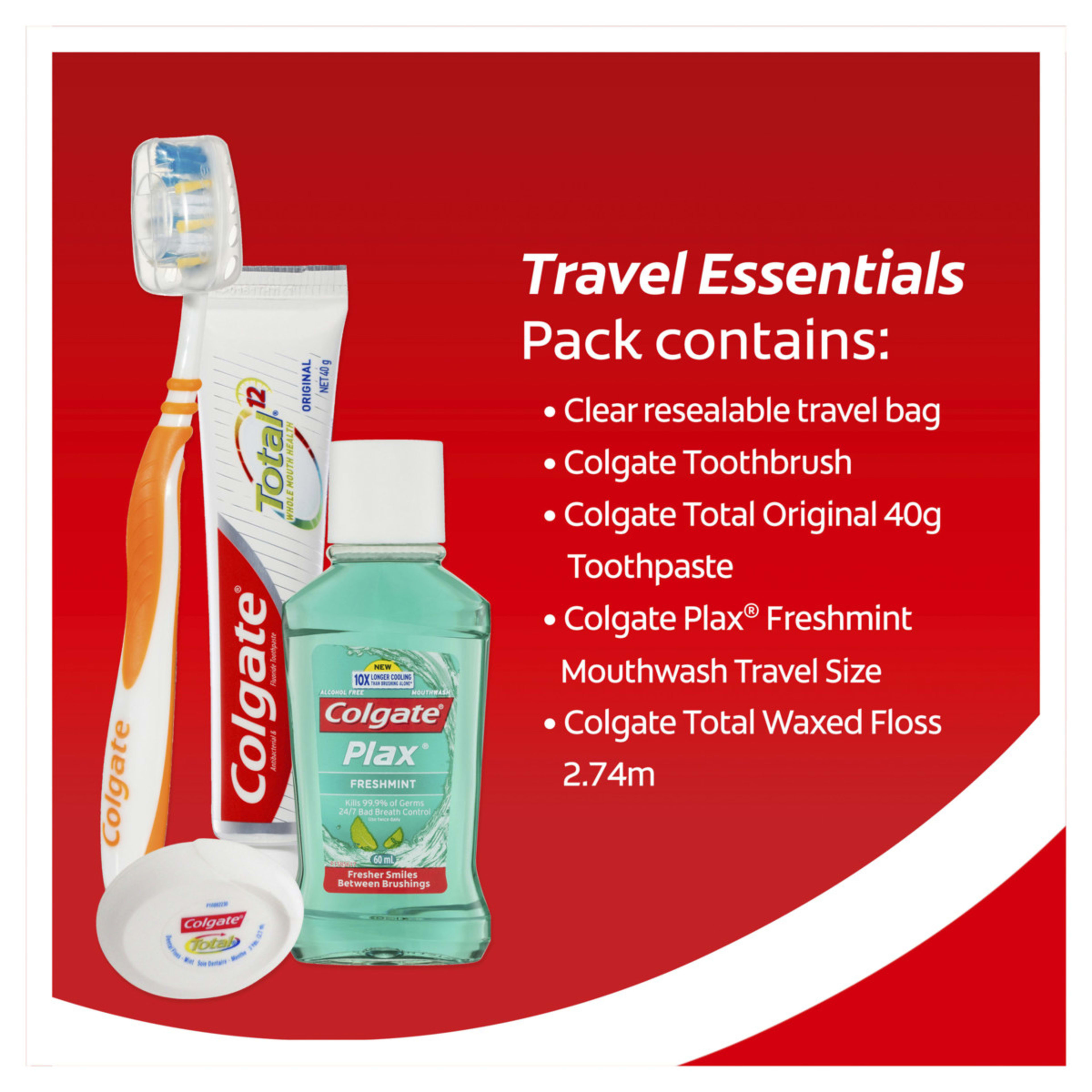 Colgate Travel Essentials Pack - Kmart