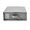 Linen Look Bed Linen Box - Charcoal - Kmart