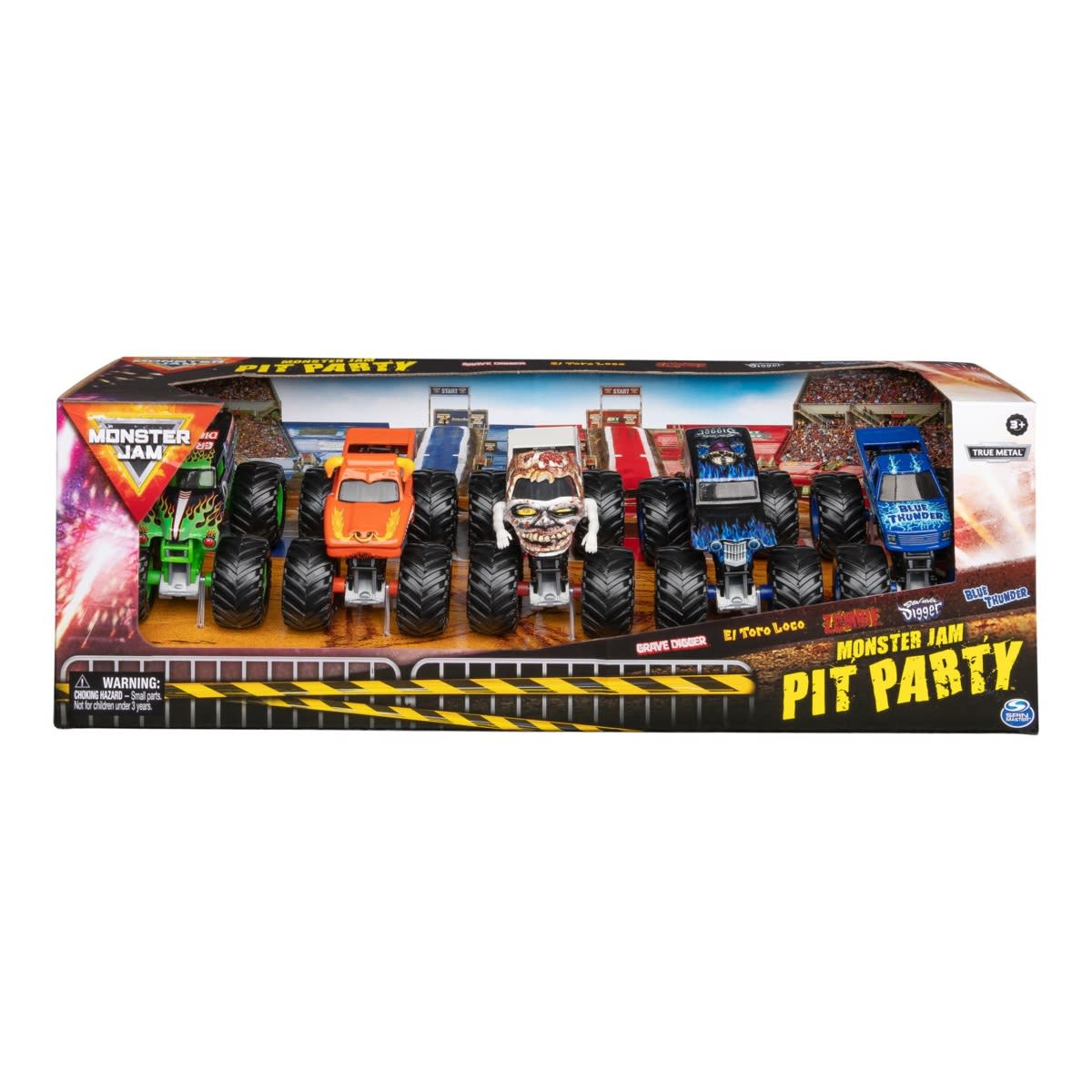 5 Pack Monster Jam Pit Party 1:64 Scale Truck Set - Kmart