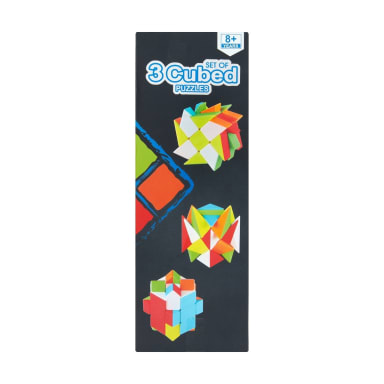Set of 3 Cubed Puzzles - Kmart