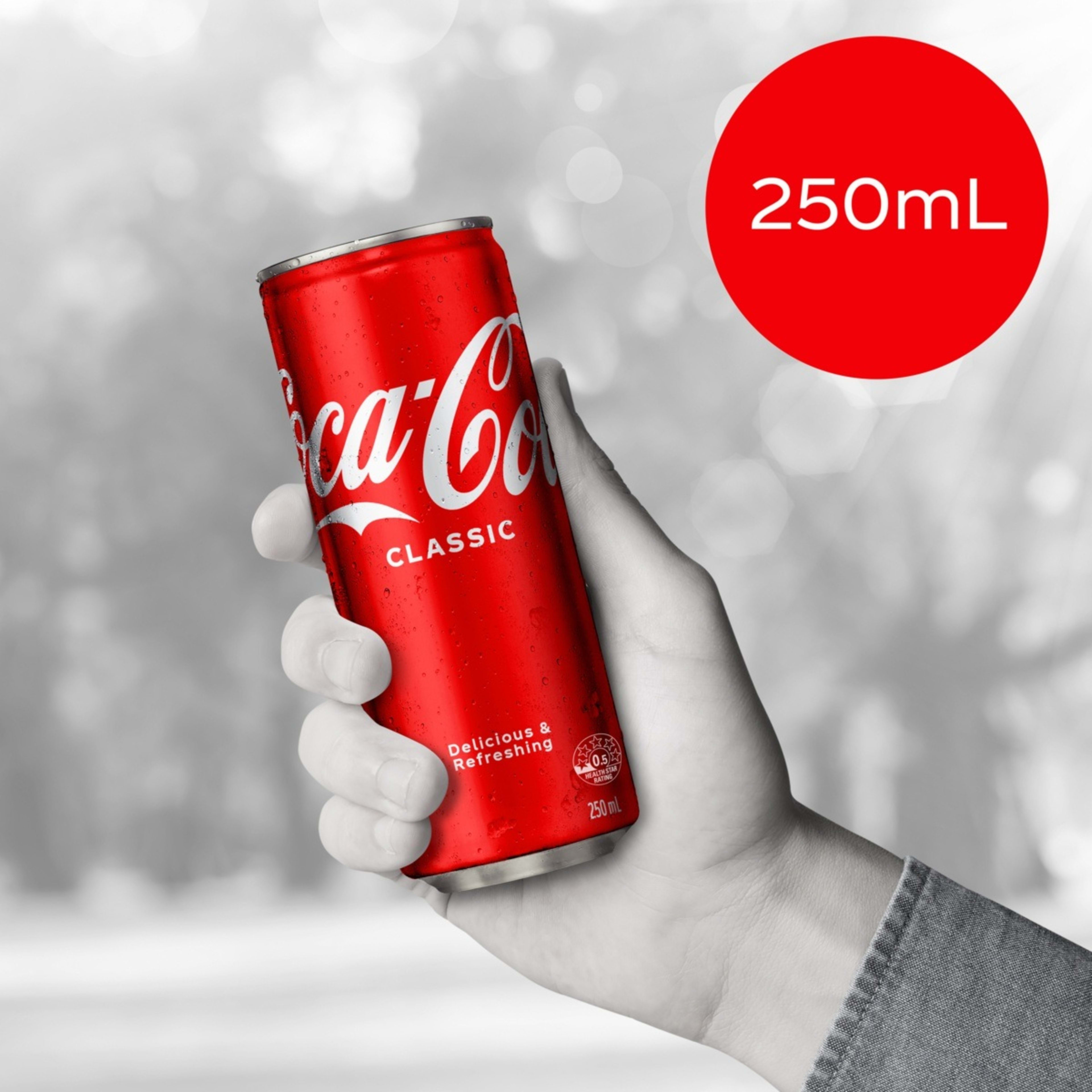 Coca-Cola Classic Soft Drink Can 250ml - Kmart