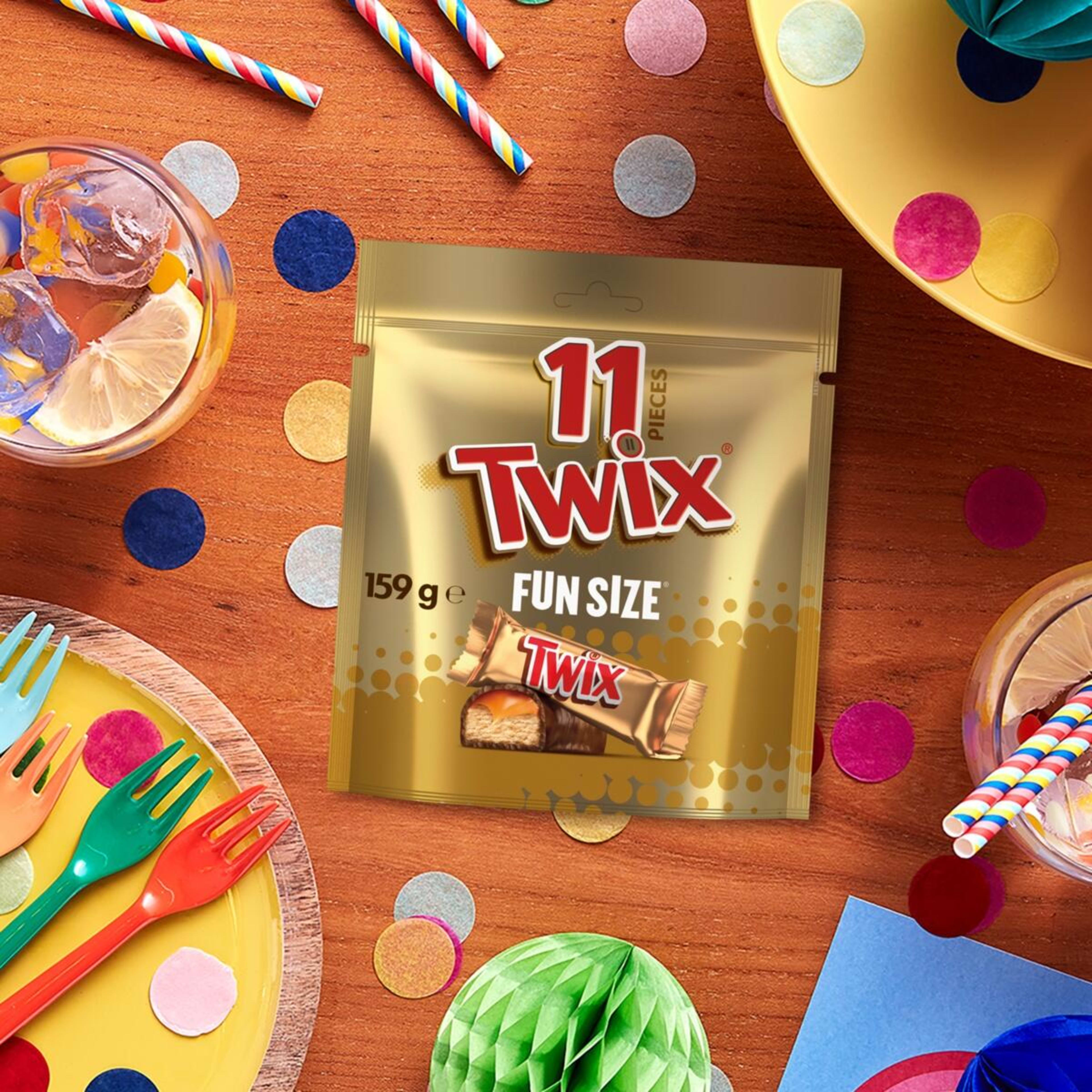 11 Piece Twix Fun Size Share Pack 159g - Kmart