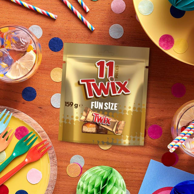 11 Piece Twix Fun Size Share Pack 159g - Kmart