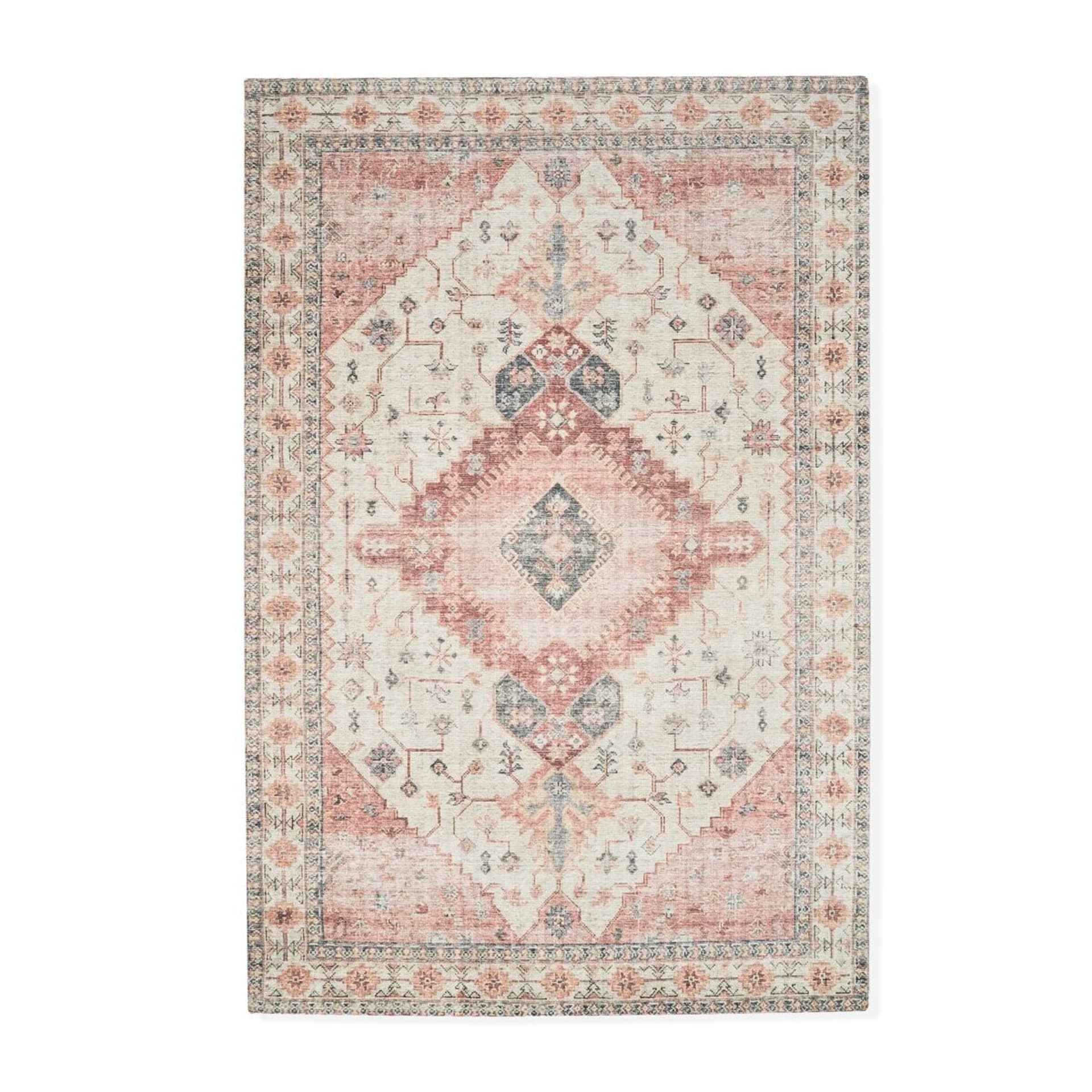 Collete Rug - Red, Extra Extra Large - 300cm x 200cm - Kmart
