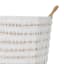 Round Paper Rope Round Basket - White - Kmart NZ