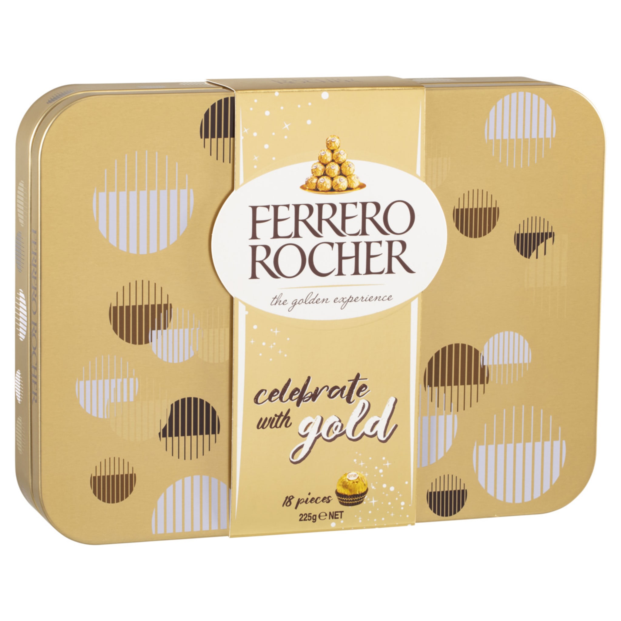 18 Piece Ferrero Rocher Tin 225g - Kmart