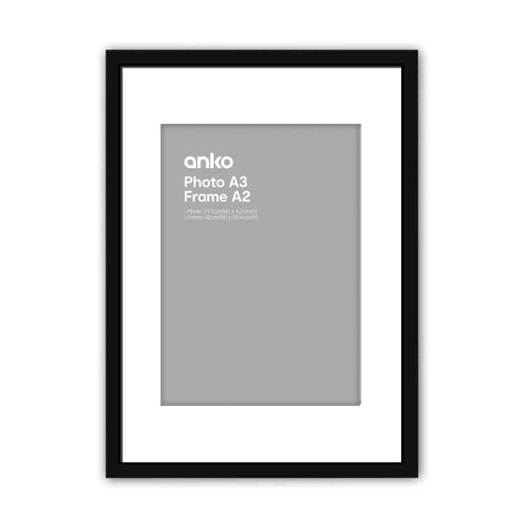 A2 Box Mat A3 Frame Black - Kmart